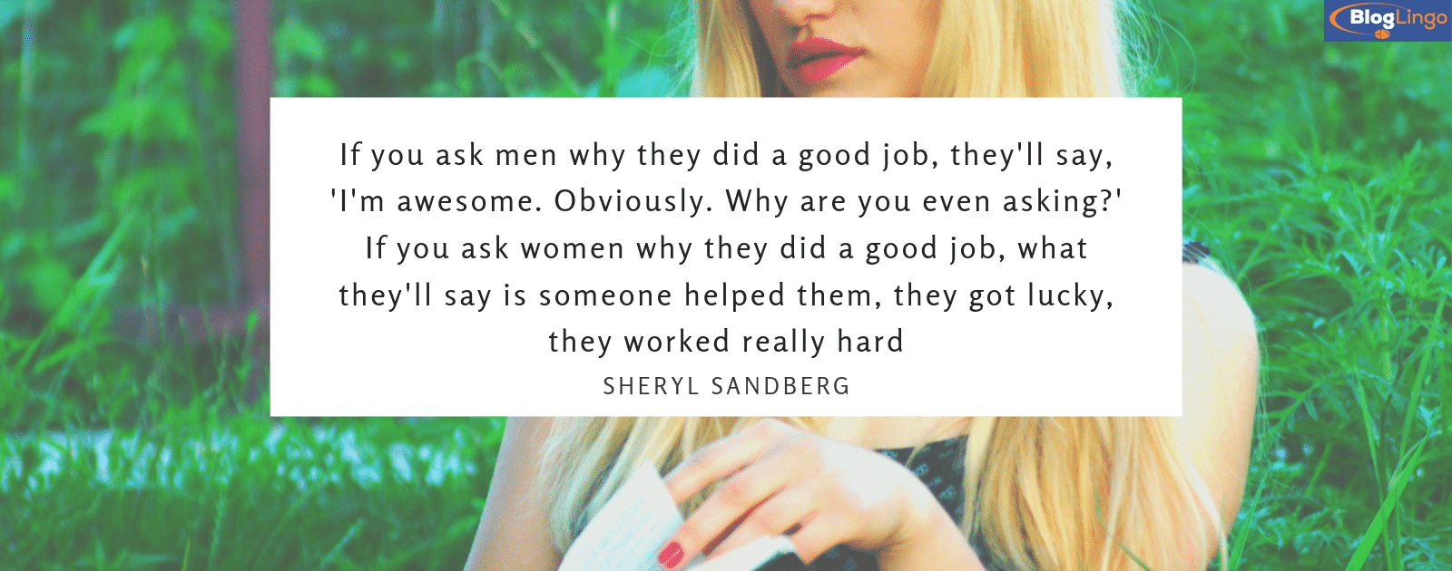 Sheryl Sandberg TED Talk – Why We Have Too Few Women Leaders